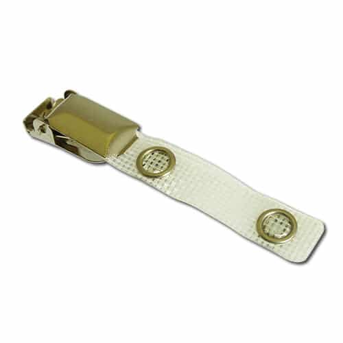 Locking Clip with Reinforced Vinyl Strap and Metal Popper Fastening ...