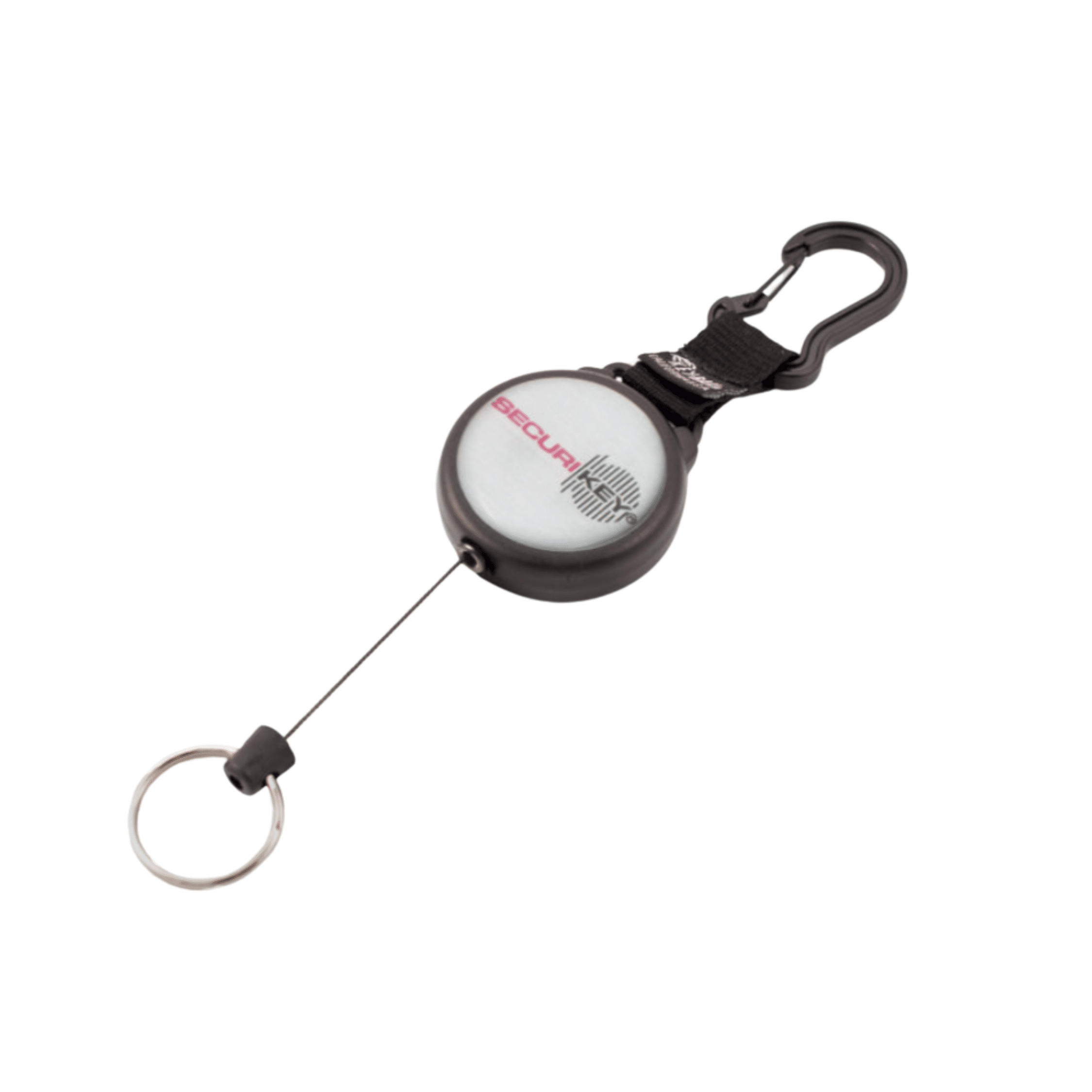 KEY-BAK Karabiner Kevlar® Cord Retractable Keychain - Red Strawberry ...