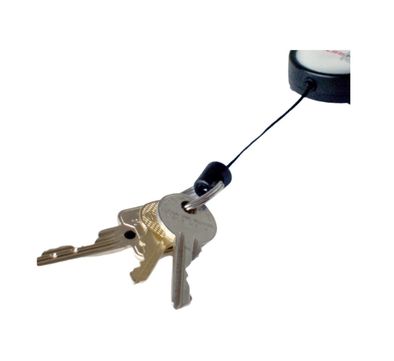 KEY-BAK Heavy Duty Rotating Retractable Keychain - 900mm Polyester Cord ...