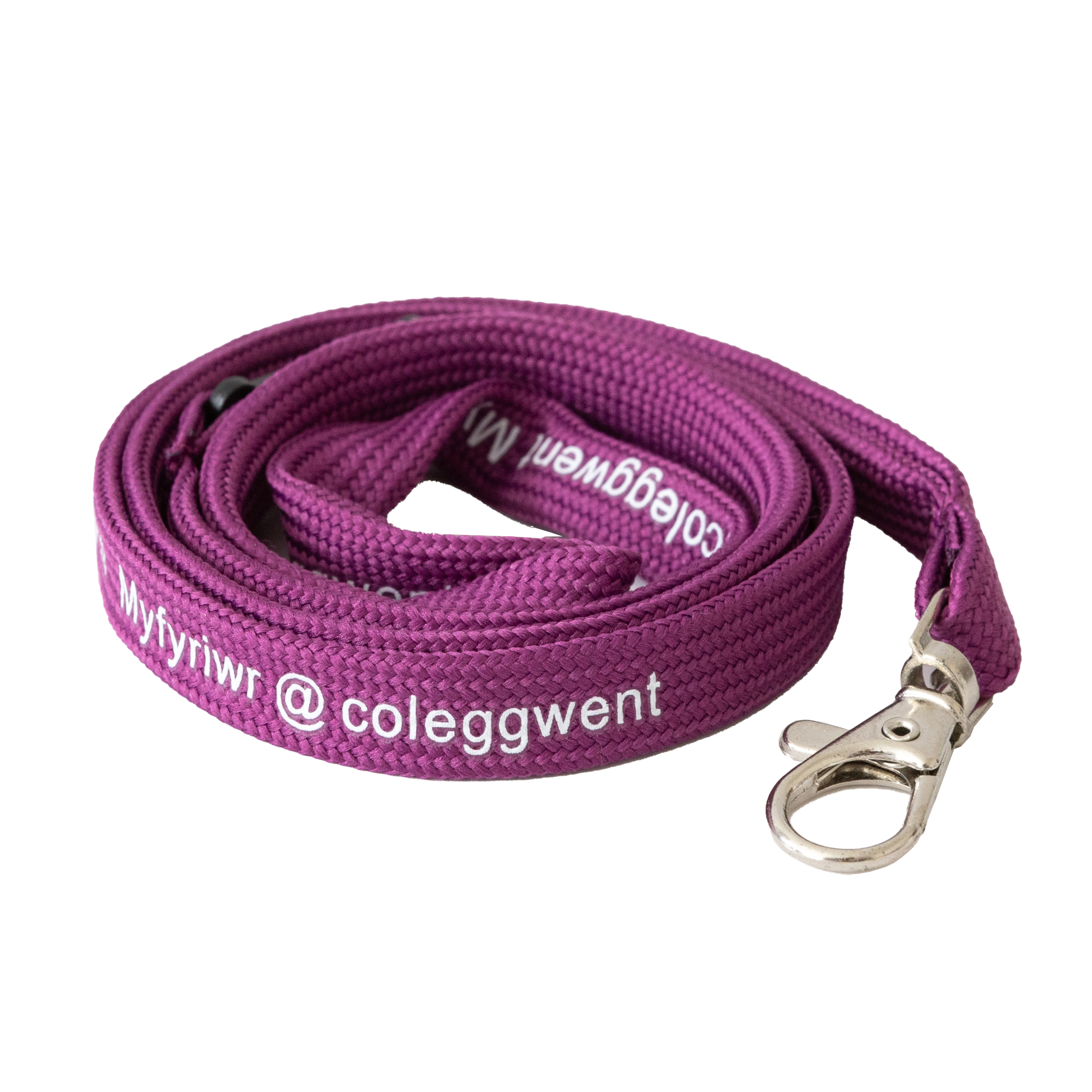 Personalised Tubular Lanyards with Custom 1 Colour Screen Print - Red ...