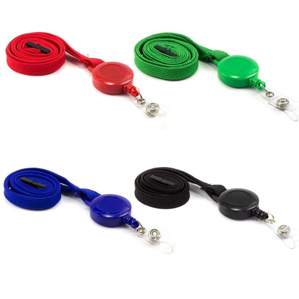 Retractable Lanyards - Red Strawberry Solutions
